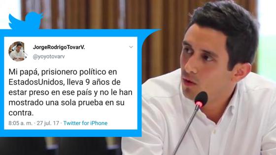 ¿Preso político? Jorge Rodrigo Tovar aclara el polémico trino sobre su ...